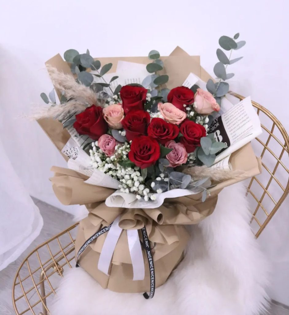 Mix Color Rose Bouquet – 19 – Wish Flowers